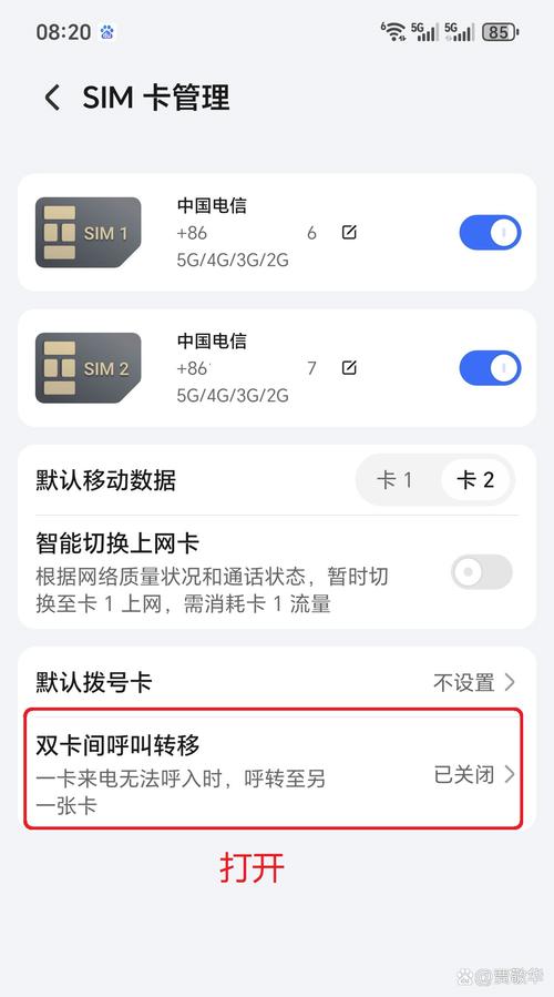 两张卡有一张不能使用流量图标