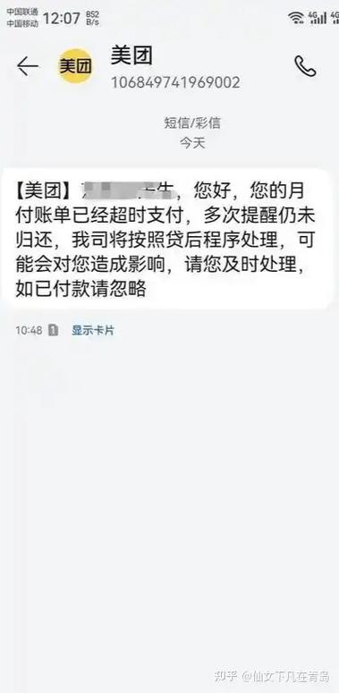 美团晚还了一天有影响么截图