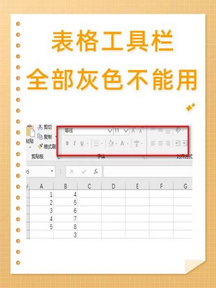 表格上面不显示工具栏怎么办图标