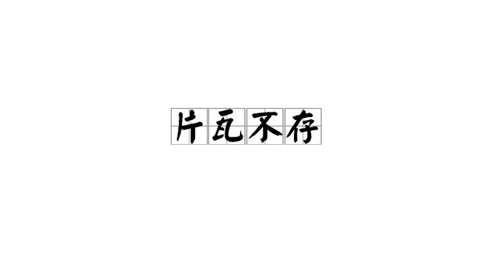 片的成语
