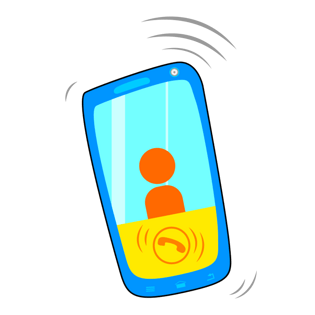 手机震动声音滋滋声图标