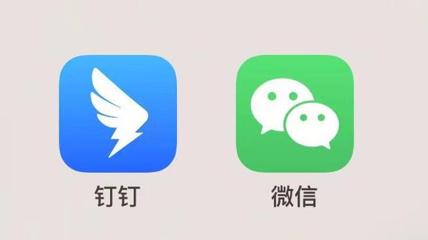 钉钉可以在微信上用吗图标