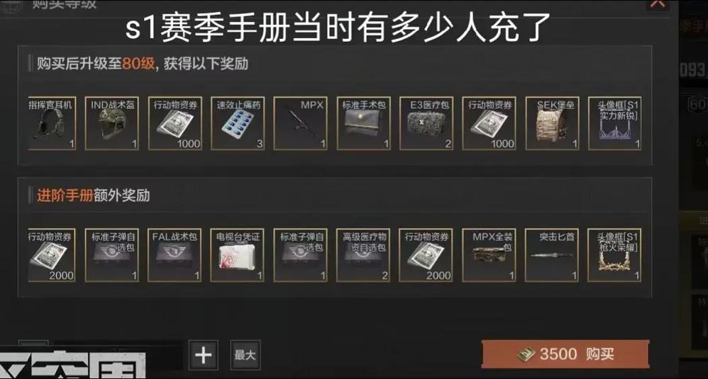 暗区突围S1什么时候图标