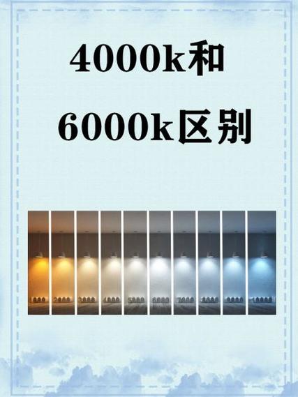 色温4000k和6000k的区别