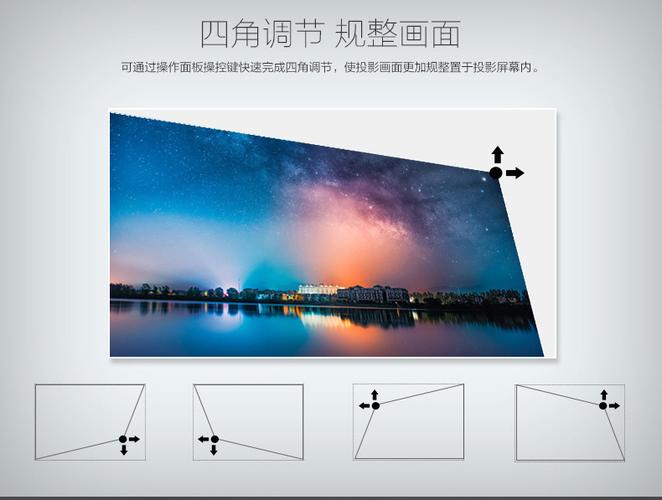 投影仪梯形校正怎么调图标