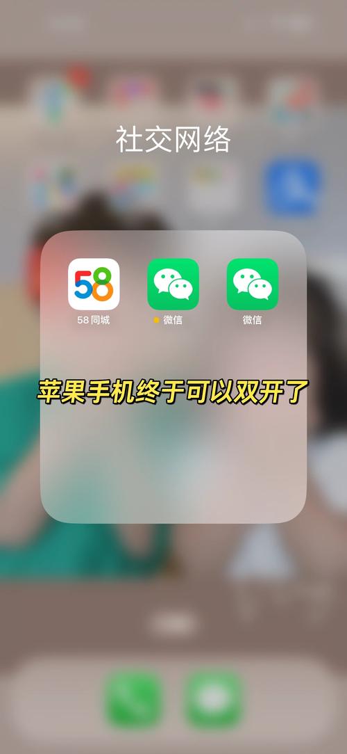 苹果手机双开图标