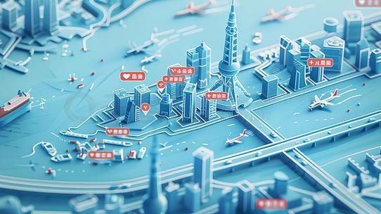 上海各个区的地图截图