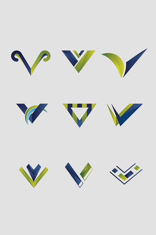 字母带V截图