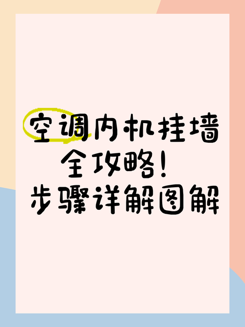 空调内机怎么挂在墙上图解图标