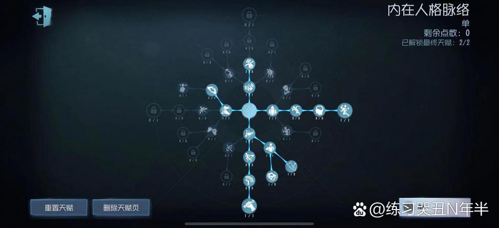 第五人格天赋点有多少截图