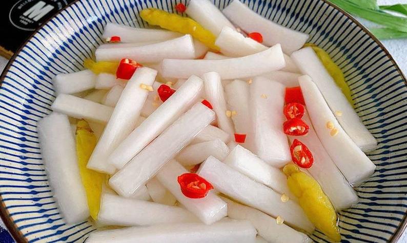 爽口糖醋白萝卜的做法