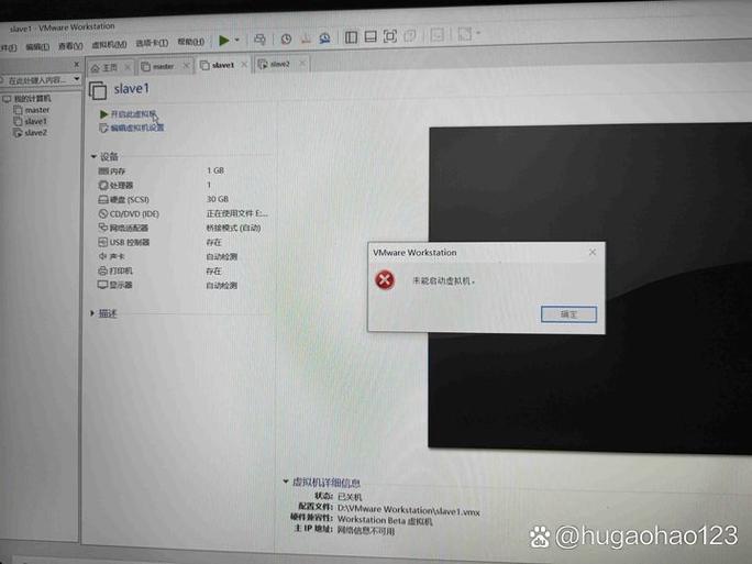 vmware无法启动虚拟机图标