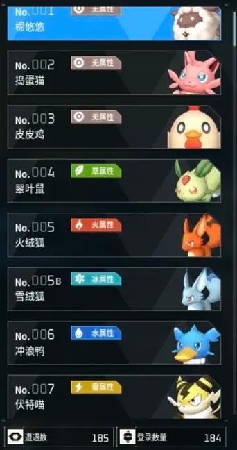 幻兽帕鲁属性推荐图标