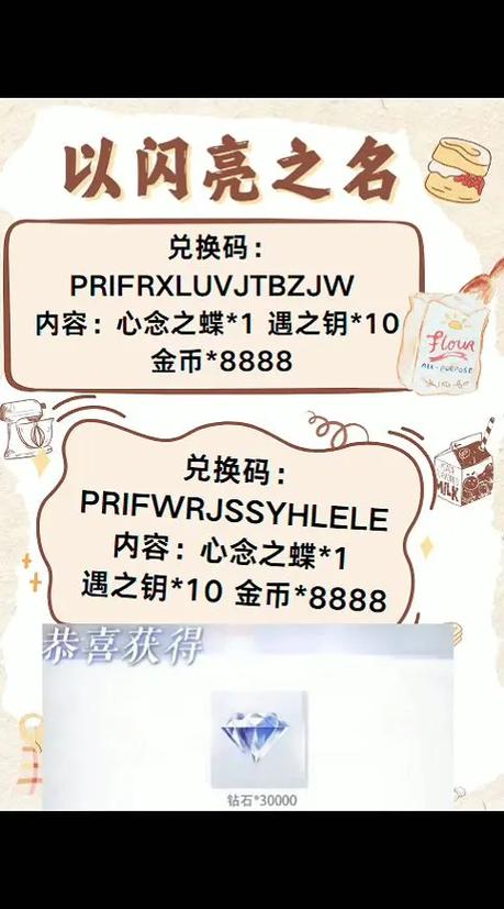 2026兑换码(永久)闪耀之名图标