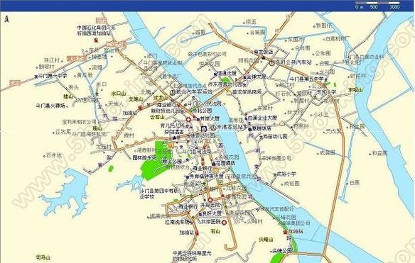 斗门区地图全图