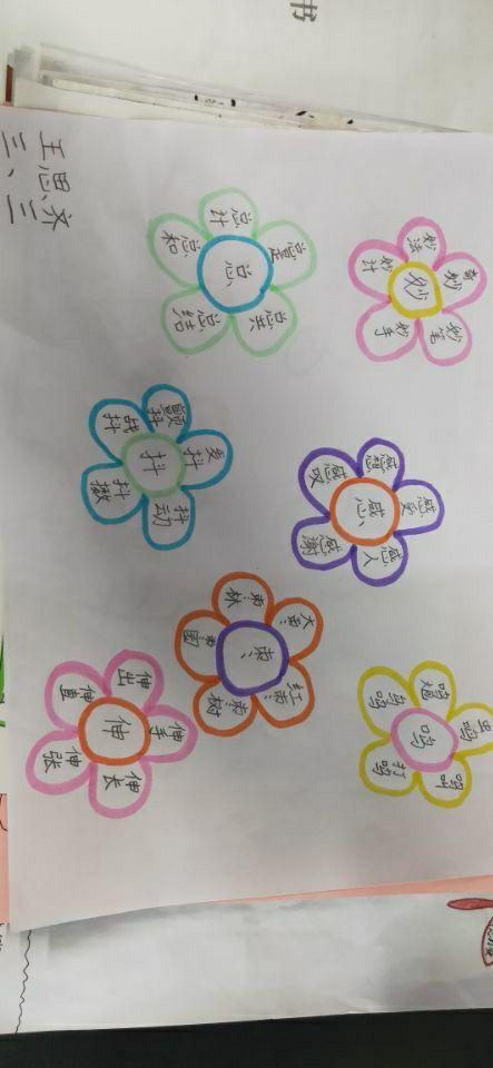 一年级生字开花简单画法截图