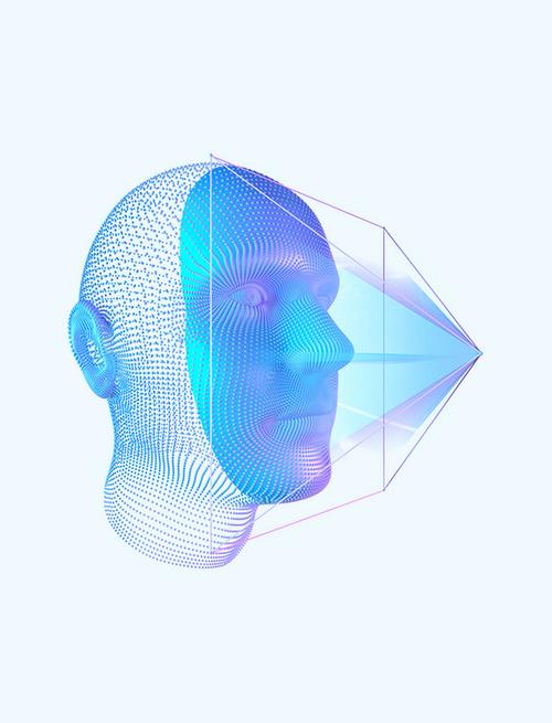 3d人脸识别图标