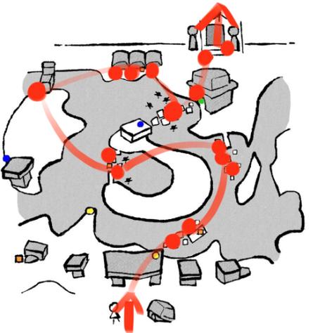 欧若拉任务四在墓土路线截图