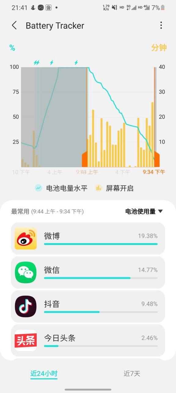 三星中等省电模式截图