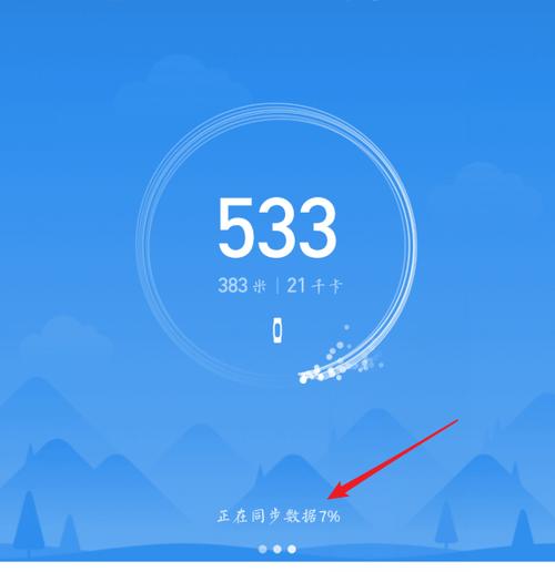 手环数据无法同步到app图标