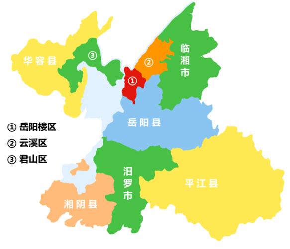 湖南岳阳地图全图图标