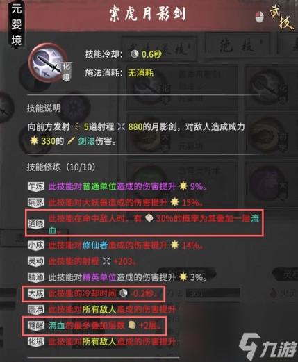 鬼谷八荒剑斩怎么触发