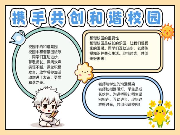 和谐手抄报内容图标