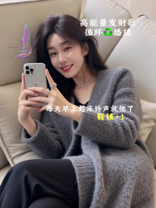 抖音女孩起床铃声超甜截图