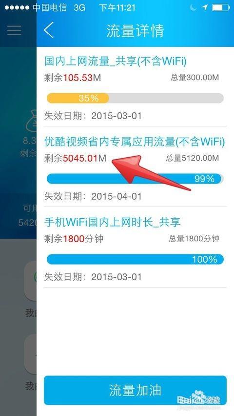 优酷定向流量截图