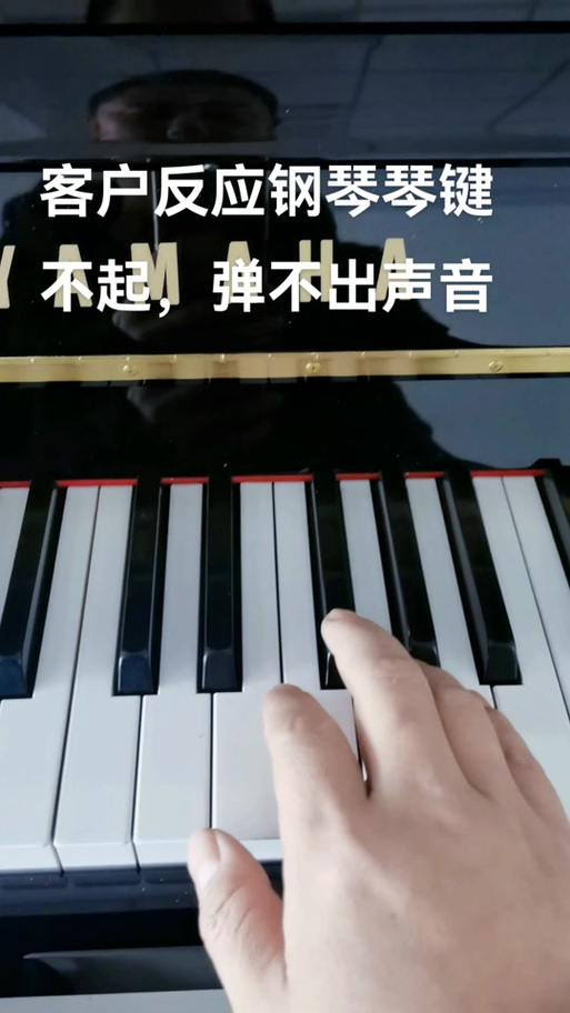 钢琴琴键摁下去不回弹截图