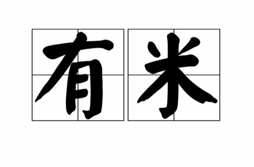 有米是什么意思截图