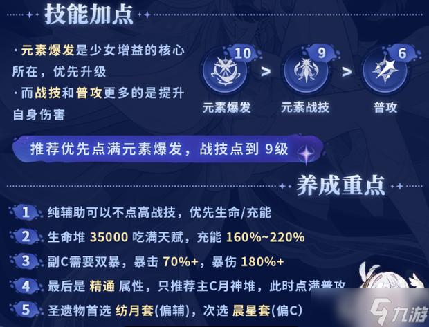 原神角色被动天赋一览截图