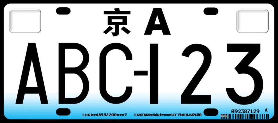 蓝白色车牌代表什么意思