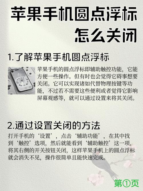苹果圆圈悬浮窗怎么关闭图标