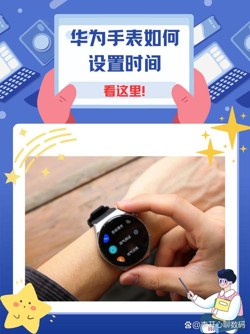 华为手表调整时间图标
