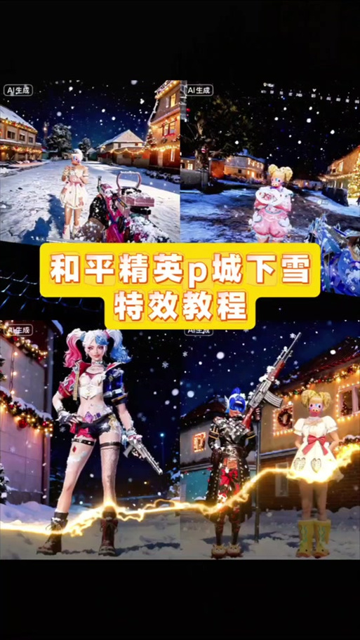雪花和平精英图标