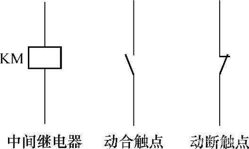 中间继电器的电气符号图标