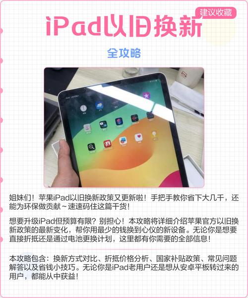 旧版ipad太老了不能以旧换新吗
