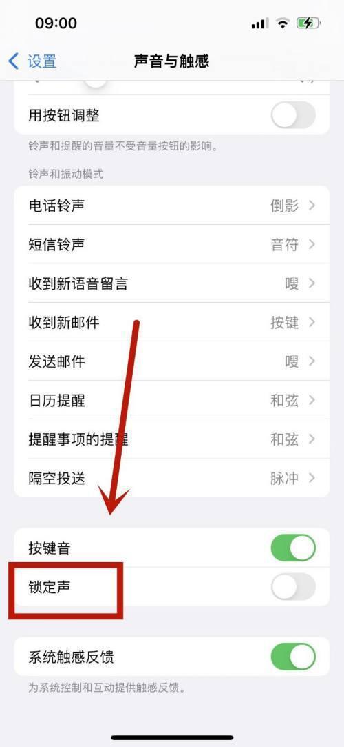 苹果手机锁屏声音怎么关闭图标