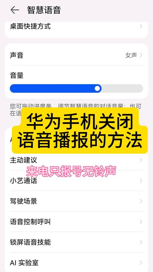 华为手机开机语音播报怎么关闭图标