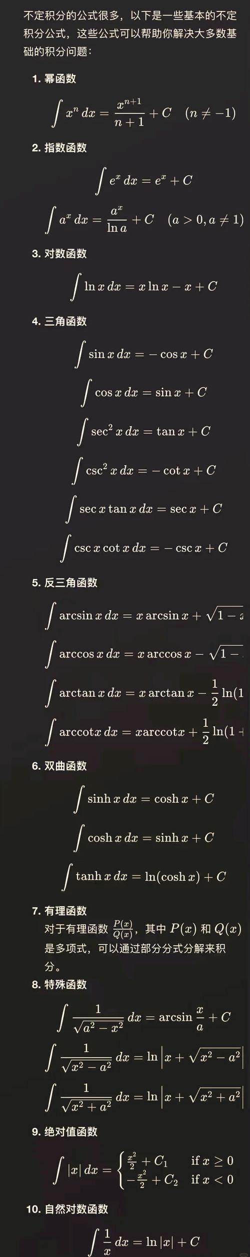 不定积分必背48个公式图标