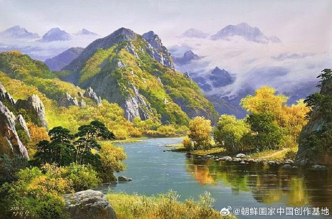 作者风景画作品