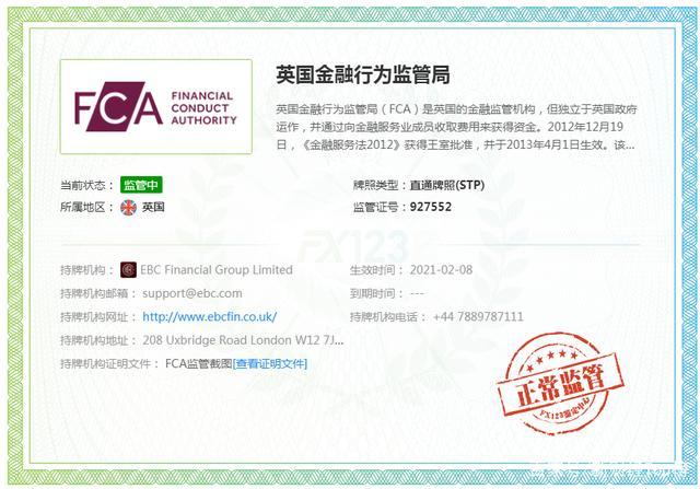 外汇监管fca的三种牌照