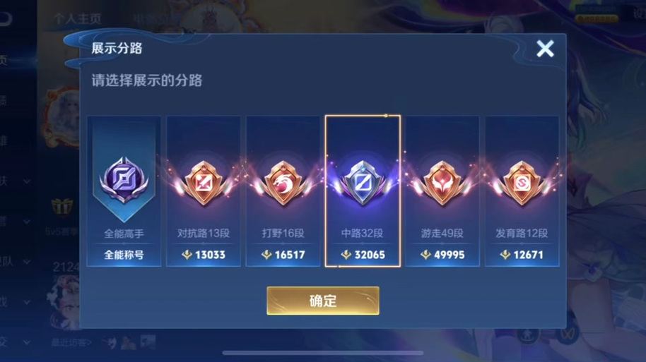 王者荣耀分路段位的意义截图