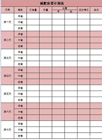 减肥计划图标