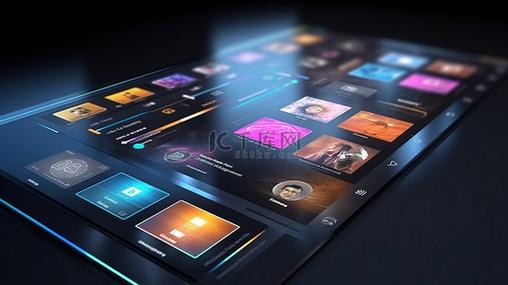 播放3D视频图标