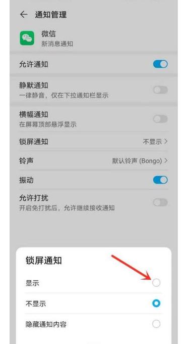 苹果手机锁屏后没有消息通知截图