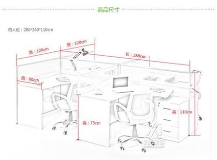办公室设计尺寸参考图标