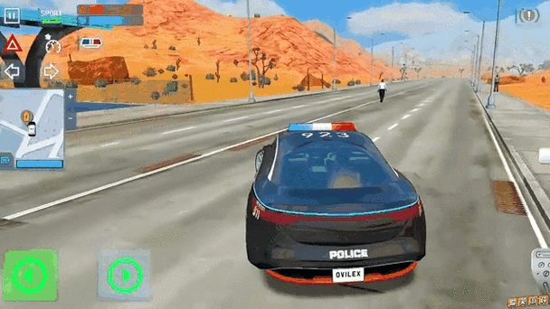 警察护送模拟截图