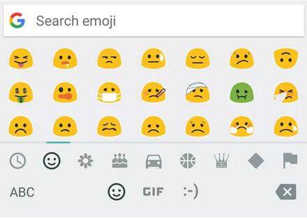 安卓输入法表情符号emoji缩略图